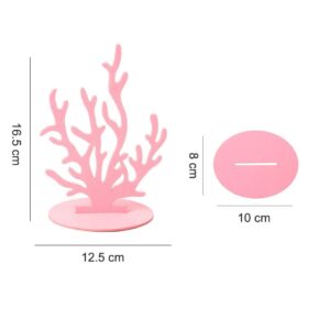 BEFIOPHY MoonBrush DIY Mermaid Party Felt Decorations Birthday/Graduation Party Supplies Table Ornament (Coral)