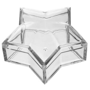 cabilock five pointed star shaped storage box manicure sorting box desktop organizer bead organizer craft storage container