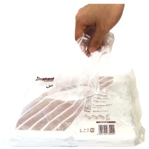 Iwatani Material Plastic Bags, Eye Wraps, TOUCH L, 400 Pieces, Approx. 9.1 x 13.4 inches (230 x 340 mm), Made in Japan, Commercial Use, Large Capacity, Plastic Bags, Food Packaging