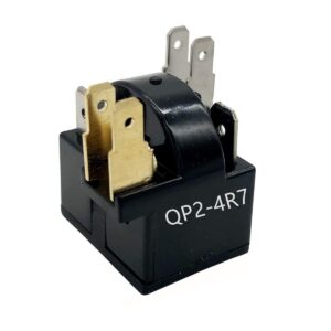 qp2-4r7 start relay refrigerator ptc ohm 6 pin for whirlpool vissani danby edgestar summit haier igloo etc compressor