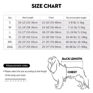 LIANZIMAU Dog Surgical Recovery Suit Onesie Breathable Abdominal Wounds and Protect Skin Anti Licking Cone E Collar Alternative After Post-Operation Wear