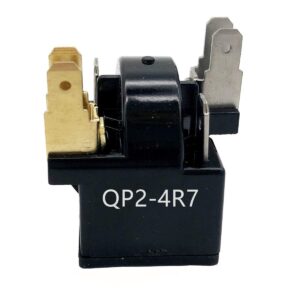 QP2-4R7 Start Relay Refrigerator PTC Ohm 6 Pin For Whirlpool Vissani Danby EdgeStar Summit Haier Igloo etc Compressor