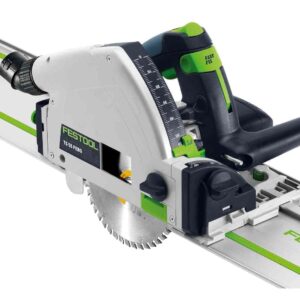 Festool 577014 Plunge-Cut Track Saw TS 55 FEQ-F-Plus-FS with 55-Inch Guide Rail