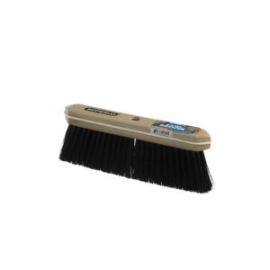 Broom Refill Head for Kitchen and Home Broom - Heavy Duty Household Broom Easy Sweeping Dust and Wisp Floors and Corners (Black- Tampico & Synthetic)