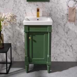 Legion Furniture 18-inch Vogue Green Sink Vanity