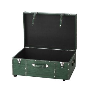 DormCo Texture® Brand Trunk - Marble Green 29"L x 20"W x 14"H