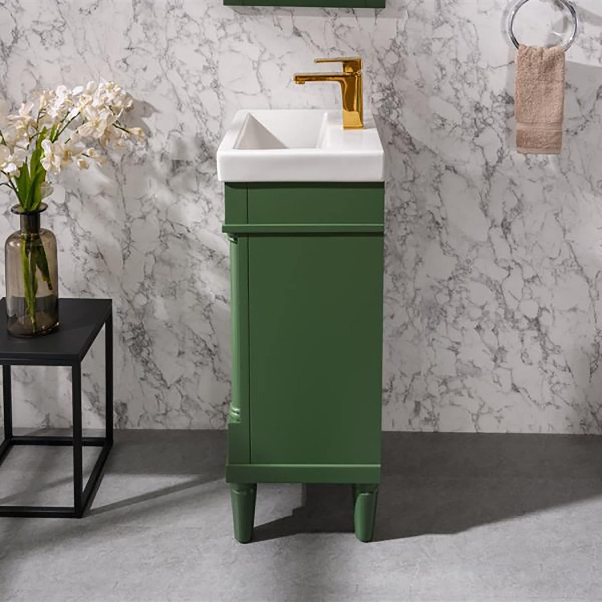 Legion Furniture 18-inch Vogue Green Sink Vanity