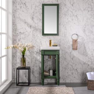 Legion Furniture 18-inch Vogue Green Sink Vanity