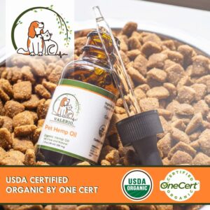 Valerio Pets Hemp Oil for Dogs and Cats - 1 Oz - Hemp Oil Drops with Omega Fatty Acids - Hip and Joint Support and Skin Health (2 Pack - 2 x 1 Oz)