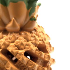 Herm Sprenger – Pineapple Dog Chew Toy for Aggressive Chewer – Natural Rubber Dog Treat Dispenser – Large Tough Dog Dental Teeth Cleaning Chew Toys for Large and Medium Breed