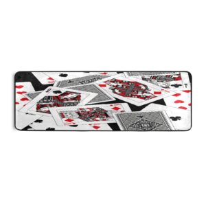 ALAZA Playing Card Poker Collection Area Mat Rug Rugs for Living Room Bedroom Kitchen 2' x 6'