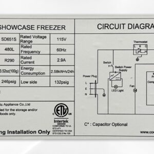 Chest Freezer Glass Door sliding Commercial Ice Cream Freezer 72" White Curve Display Top w/Storage Baskets 19 Cu.ft sd651s