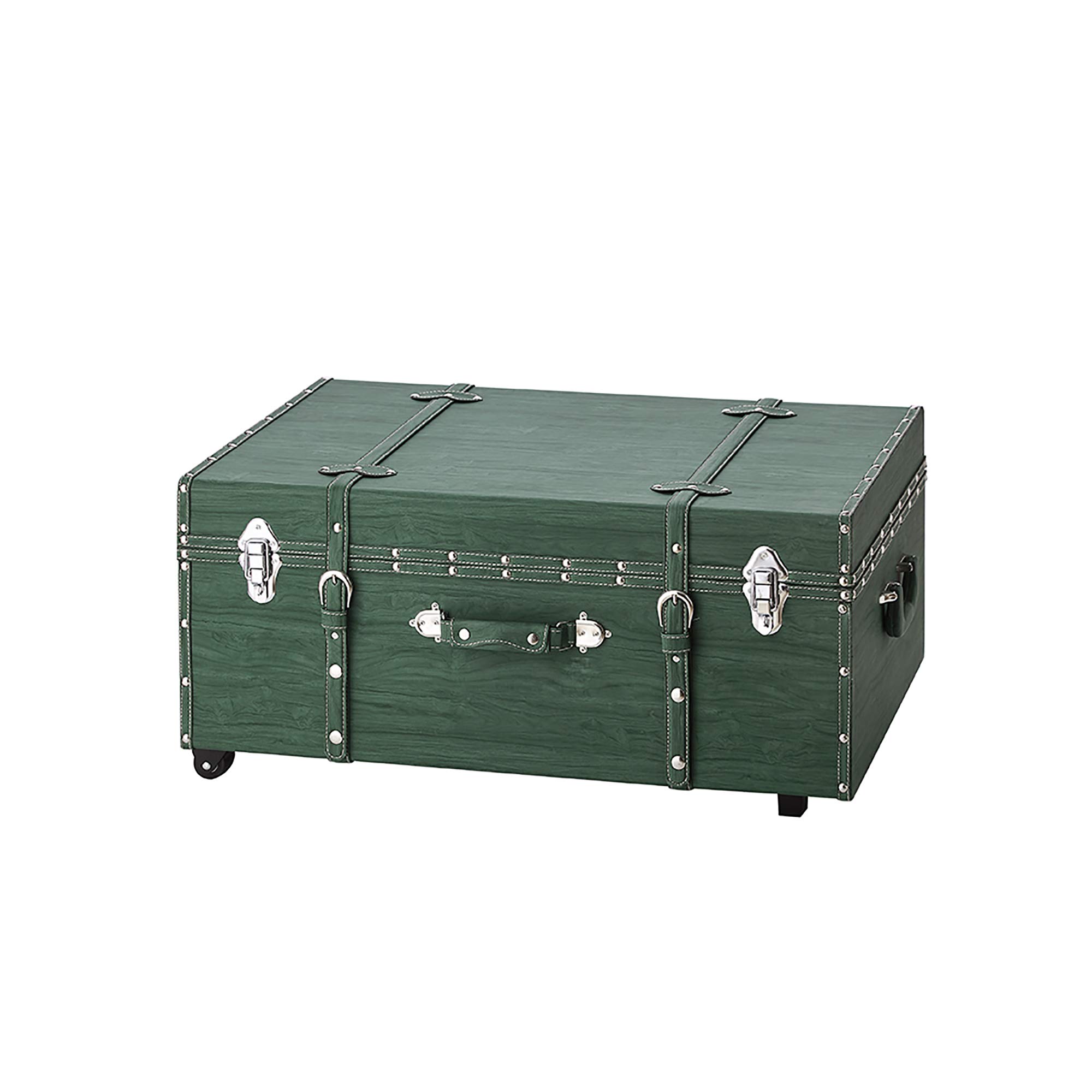 DormCo Texture® Brand Trunk - Marble Green 29"L x 20"W x 14"H