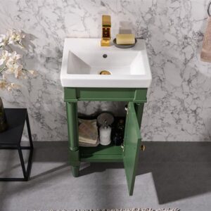 Legion Furniture 18-inch Vogue Green Sink Vanity