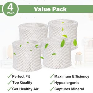 Future Way HC-888 Humidifier Filter C Compatible with Walgreens Cool Mist Humidifier, Honeywell HC 888 Series, HCM 890 Series, 4-Pack