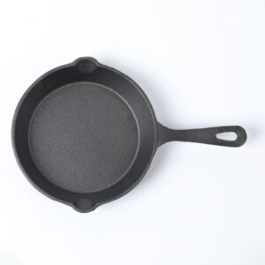 HAWOK DIA.6 inch Round Mini Skillet Black Pack of 6…