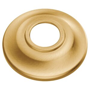 moen at2199bg collection replacement flange for universal standard shower arms, brushed gold