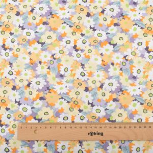 Hanjunzhao Cotton Fat Quarters Fabric Bundles 18 x 22 inch for Sewing Quilting Crafting