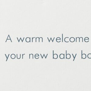 Papyrus New Baby Boy Card (Warm Welcome)