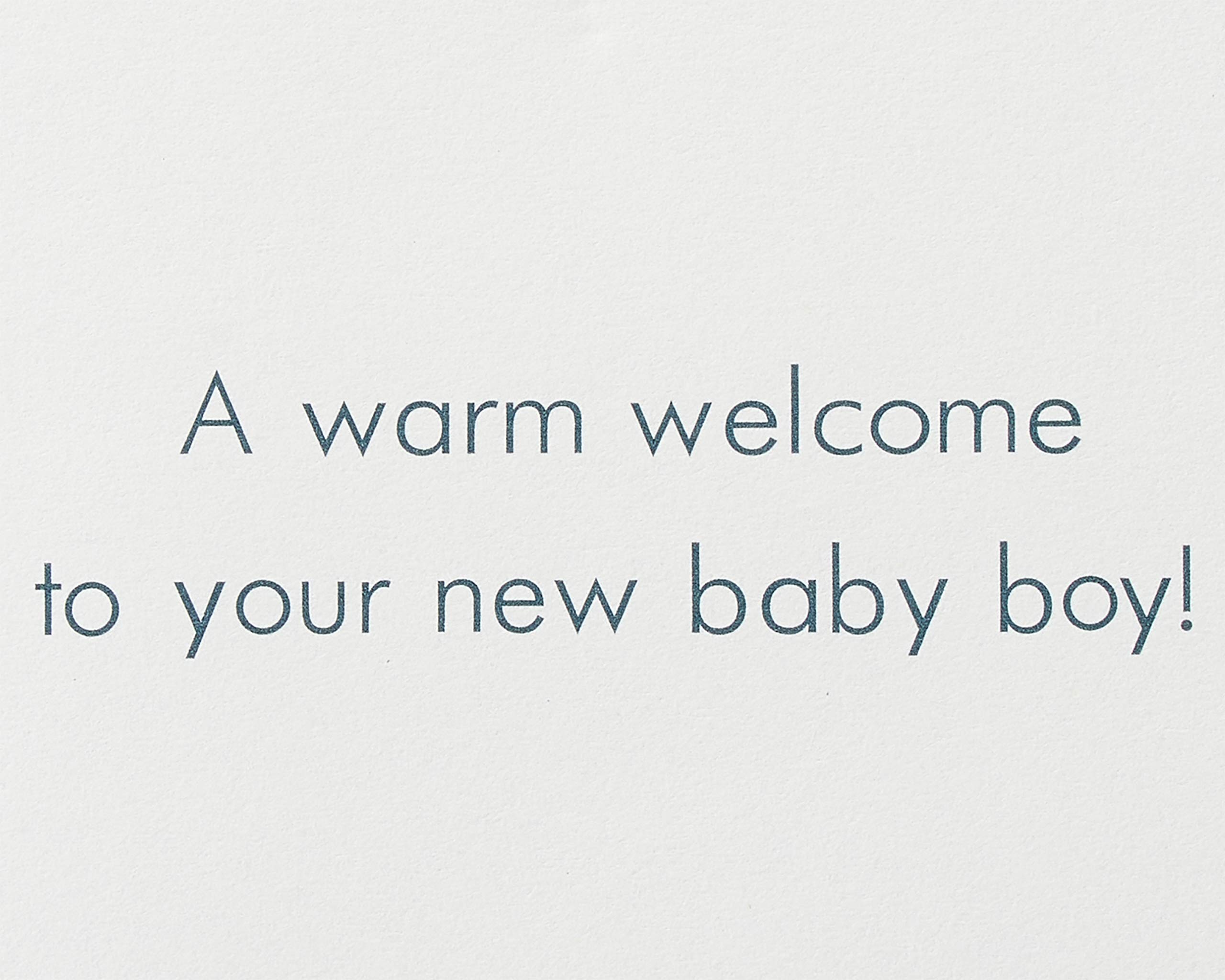 Papyrus New Baby Boy Card (Warm Welcome)