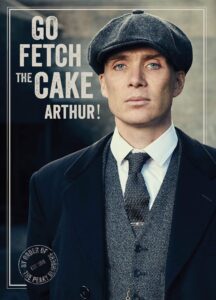 danilo promotions peaky blinders birthday card - go fetch the cake arthur!, multi, py001