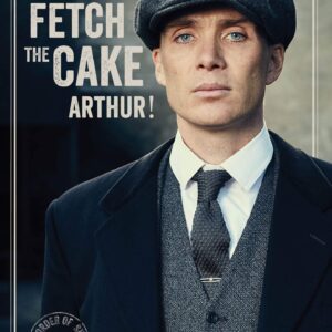 Danilo Promotions Peaky Blinders Birthday Card - Go Fetch The Cake Arthur!, Multi, PY001