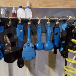 Best Metal Products TRAILER SHOP GARAGE STORAGE ORGANIZER PNEUMATIC AIR TOOL RACK HOLDER 1100102