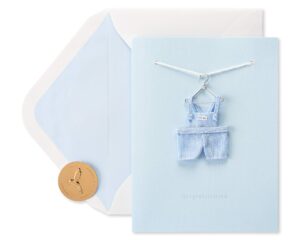 papyrus new baby boy card (warm welcome)