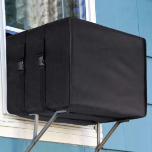 unun window air conditioner covers for outside , outdoor ac unit covers 25.5w x 17h x 21d inches