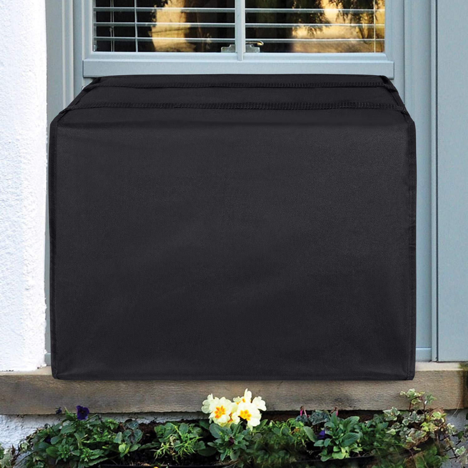 UNUN Window Air Conditioner Covers for Outside , Outdoor AC Unit Covers 25.5W x 17H x 21D inches