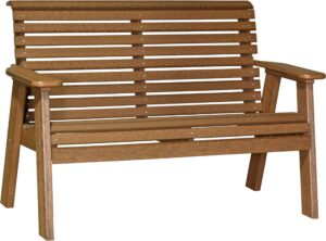 luxcraft 4' plain bench - available in 16 colors