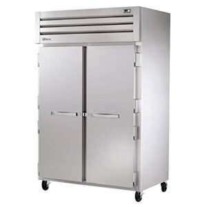 true stg2f-2s-hc 53" spec series two section reach-in freezer, (2) solid doors, 115v