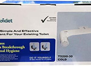 FreshBidet Non-electric Adjustable Angle Bidet Toilet Attachment (Cold Water Bidet Modern Model)