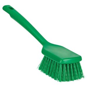 remco - a vikan company colorcore 12" short handle scrubbing brush, stiff