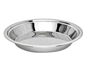 vinod stainless steel heavy parat (diameter - 31 cm, height 4.7 cm)