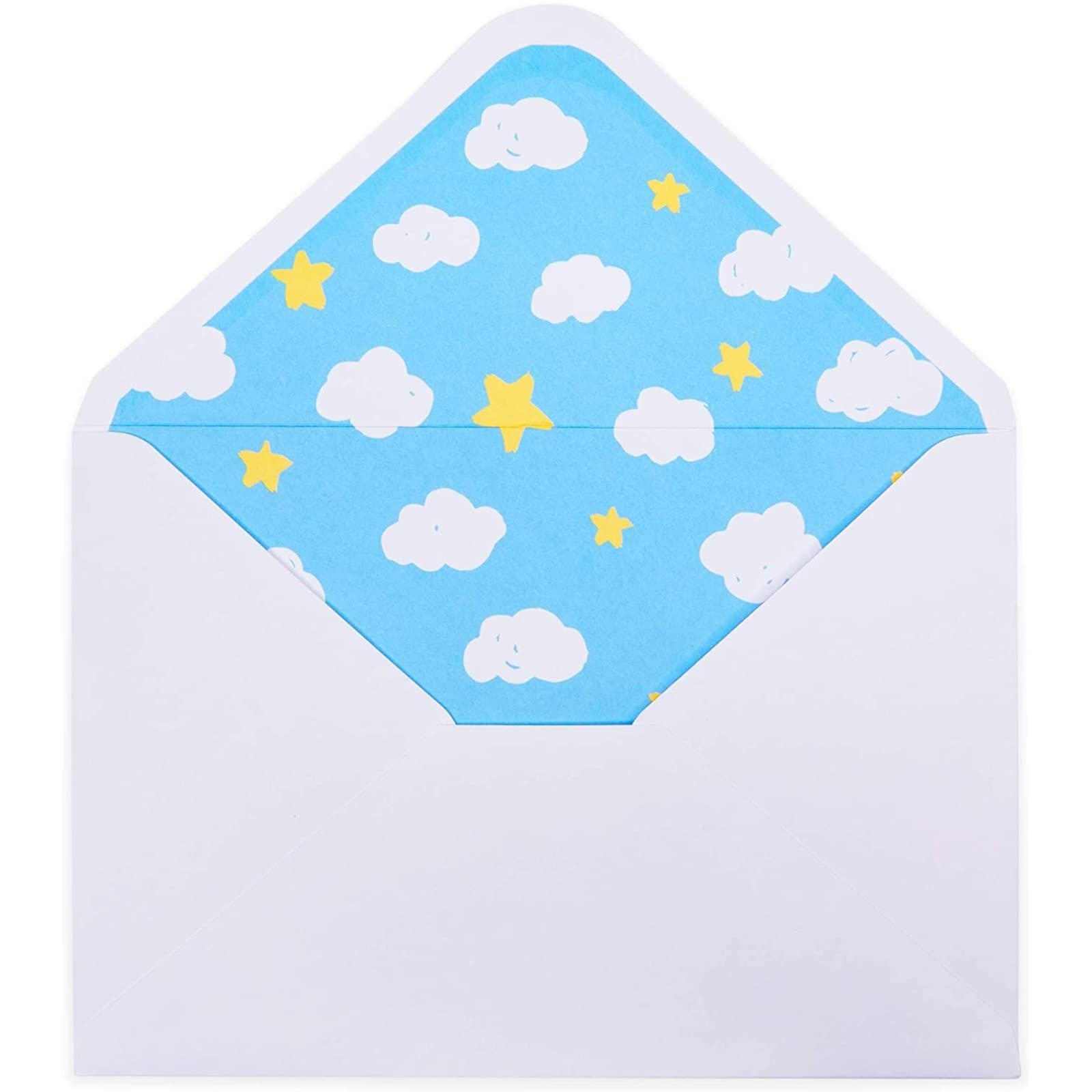 Paper Junkie 48 Pack Rainbow Cards with Envelopes for Thank You, Baby Shower, Birthday, Kids Stationary, Girls (Pastel, 4x6 In) - Blank Cards and Envelopes for Kids - Rainbow Notecards