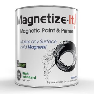 magnetize-it! magnetic paint & primer (water based) - high standard yield 32oz, mihyd-1547