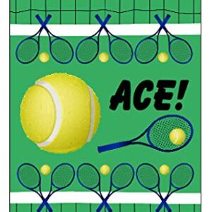 60 Sports Tennis Miniature Candy Bar Wrapper, Mini Candy Bar Stickers for Birthday Party, Baby Shower, Wedding, Graduation, or Any Family Event Decorations, Candy Not Included.