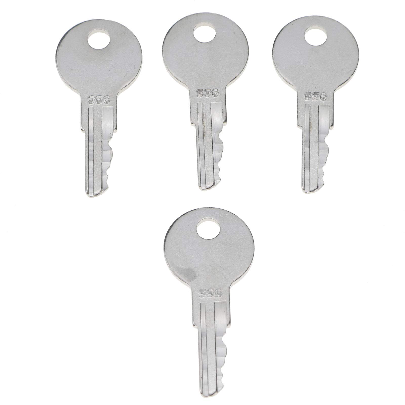 Solarhome 4PCS Ignition Key 556 for Hyster Yale Forklift Lull Upright New Holland Skid Steer Models C175 L180 LS125 LS160 L140 L784 L465 LX665 LX485 LS140 LS180.B