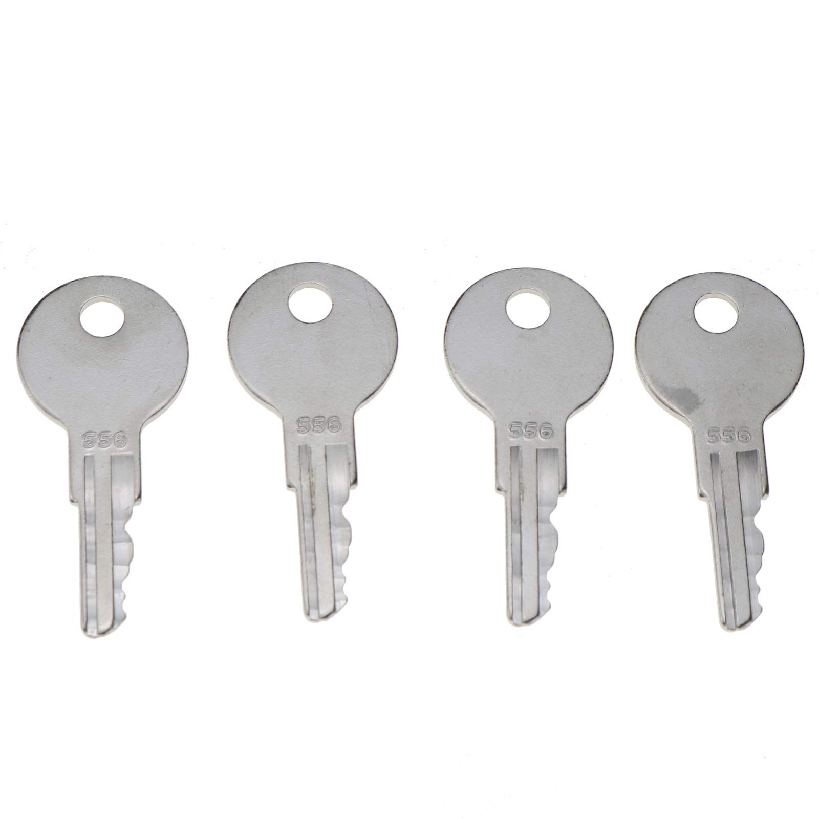 Solarhome 4PCS Ignition Key 556 for Hyster Yale Forklift Lull Upright New Holland Skid Steer Models C175 L180 LS125 LS160 L140 L784 L465 LX665 LX485 LS140 LS180.B