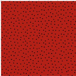 loralie designs dinky dots red/black fabric by the yard for quilting