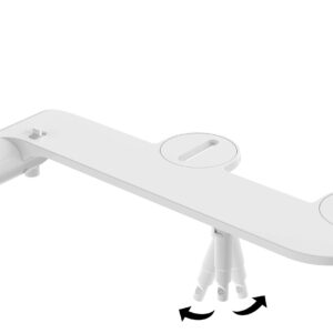 FreshBidet Non-electric Adjustable Angle Bidet Toilet Attachment (Cold Water Bidet Modern Model)