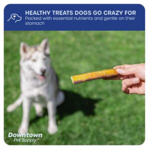 Downtown Pet Supply USA Sourced 6", 3 Lb. Jumbo Bully Sticks for Large Dogs - Rawhide Free Dog Chews Long Lasting and Non-Splintering - Single Ingredient, Low Odor Bully Sticks for Medium Dogs