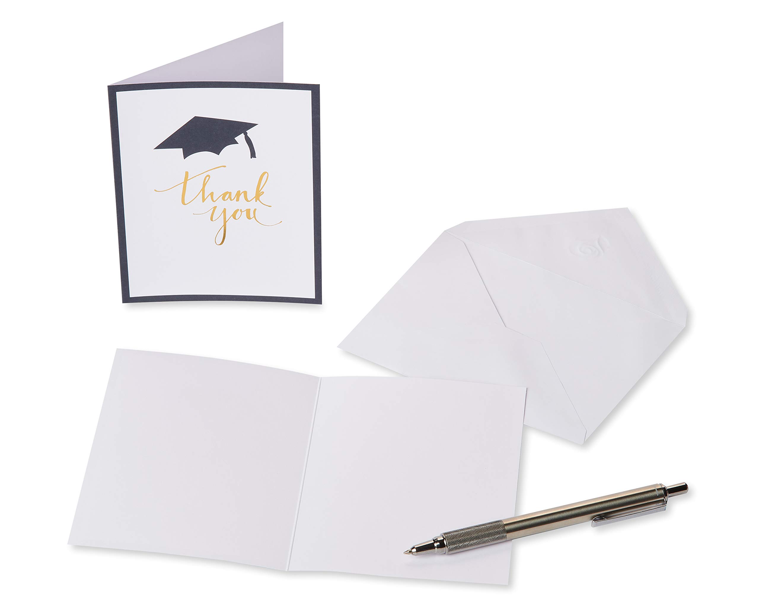 American Greetings Graduation Thank You Cards with Envelopes, Blank (50-Count)