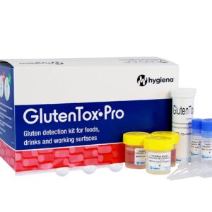 Hygiena GlutenTox Pro Gluten Detection Kit for Foods, Beverages, and Surfaces (25 Tests)