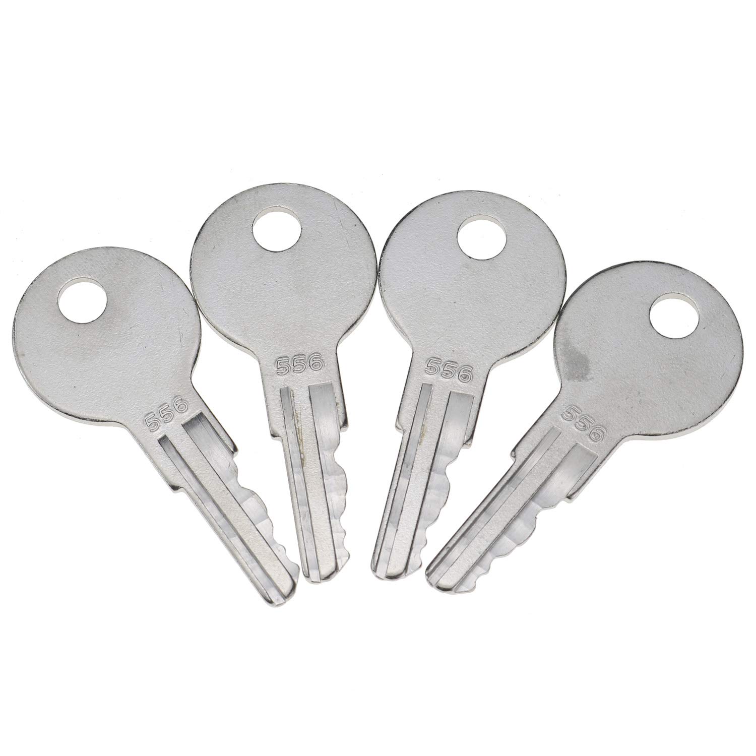 Solarhome 4PCS Ignition Key 556 for Hyster Yale Forklift Lull Upright New Holland Skid Steer Models C175 L180 LS125 LS160 L140 L784 L465 LX665 LX485 LS140 LS180.B