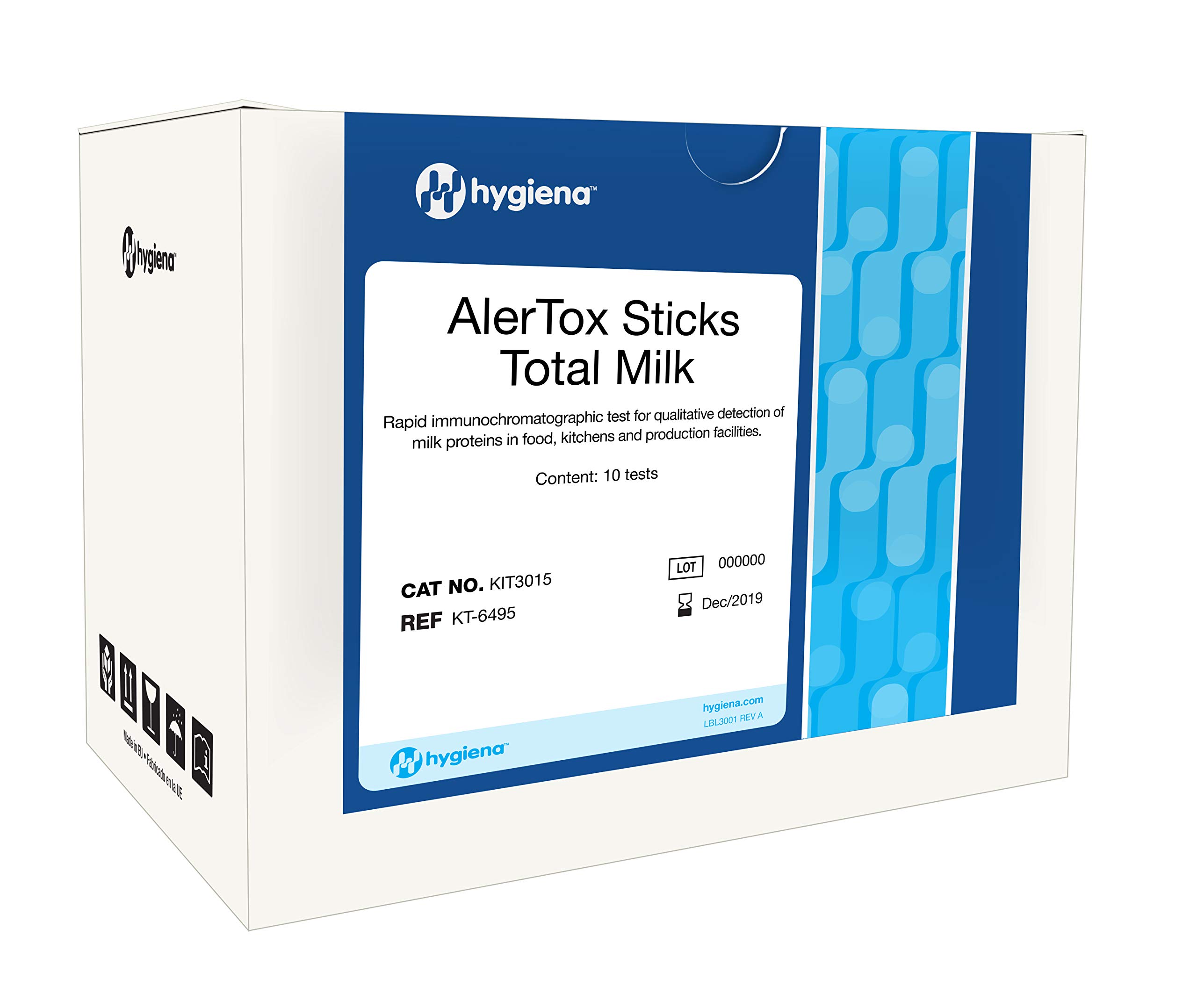 Hygiena AlerTox® Sticks Total Milk - Lateral Flow Test (10 Tests)