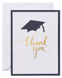 american greetings graduation thank you cards with envelopes, blank (50-count)