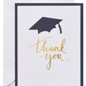 American Greetings Graduation Thank You Cards with Envelopes, Blank (50-Count)