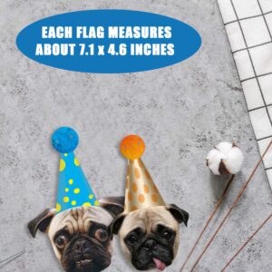 Pug Birthday Garland, Pug Dog Birthday Banner, Pug Bday Party Decoration for Pug Lovers